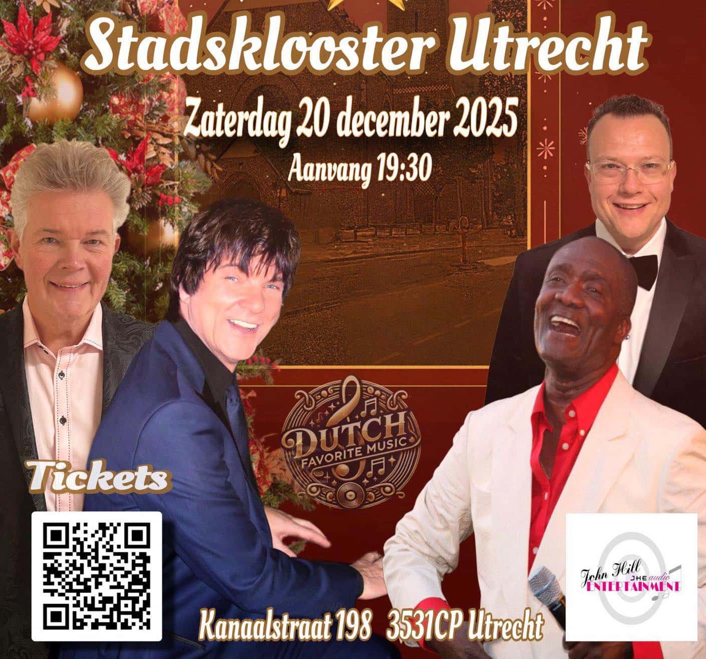 Dutch favorite music kerstconcert in Stadsklooster Utrecht